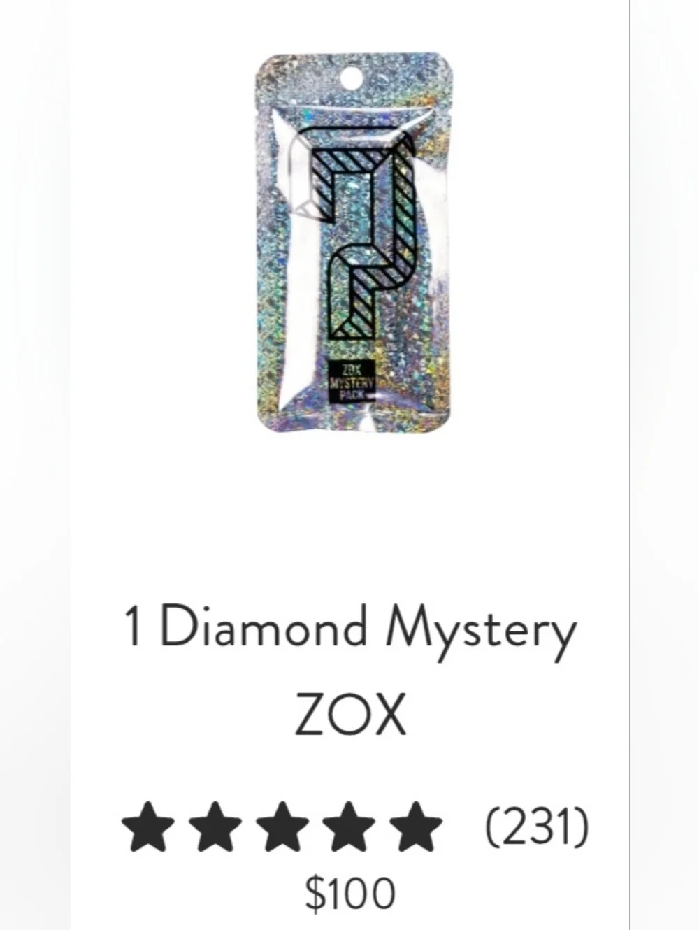 Zox | Jewelry | Zox Cultivate Love 385 Venus Rare Unredeemed Diamond ...